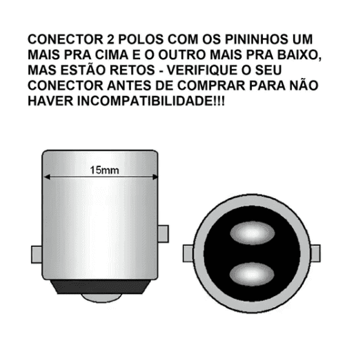 Fornecedor para Lojistas Lâmpada LED 2 Polos - Luz de Freio Os melhores ...