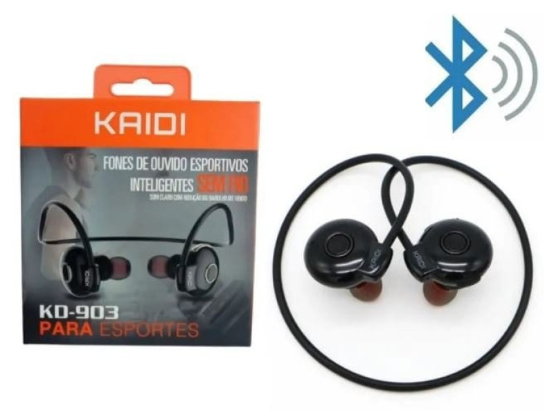 Fornecedor para Lojistas Fone Bluetooth Kaidi - KD-903 Os melhores preços!