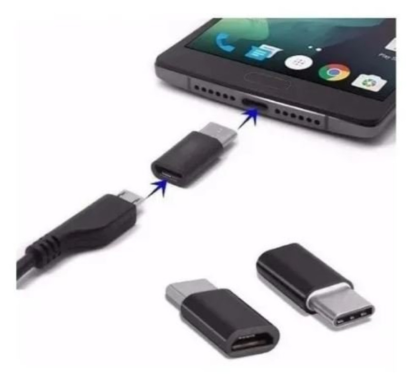 Rei da Loja Adaptador Micro USB (V8) para Type-C