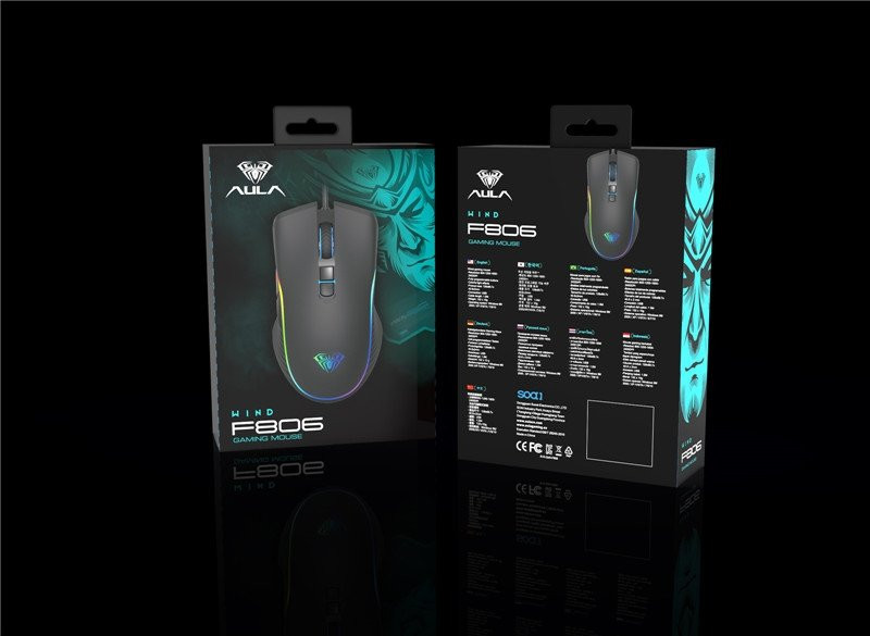 Fornecedor para Lojistas Mouse Gamer RGB 6 Botões Aula - F806 Os ...