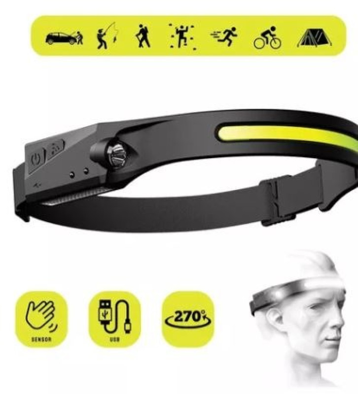 Rei Da Loja Lanterna De Cabeça Recarregável Ferramentas Utilidades