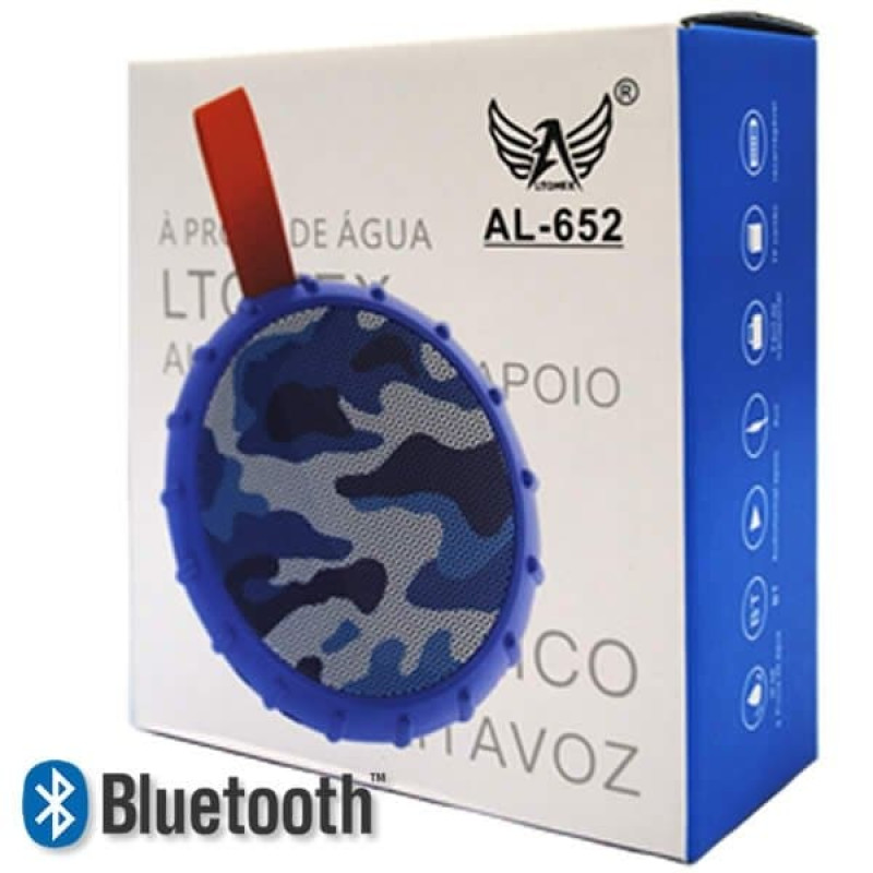 Rei da Loja Caixa de Som Portátil c/ Bluetooth Knup