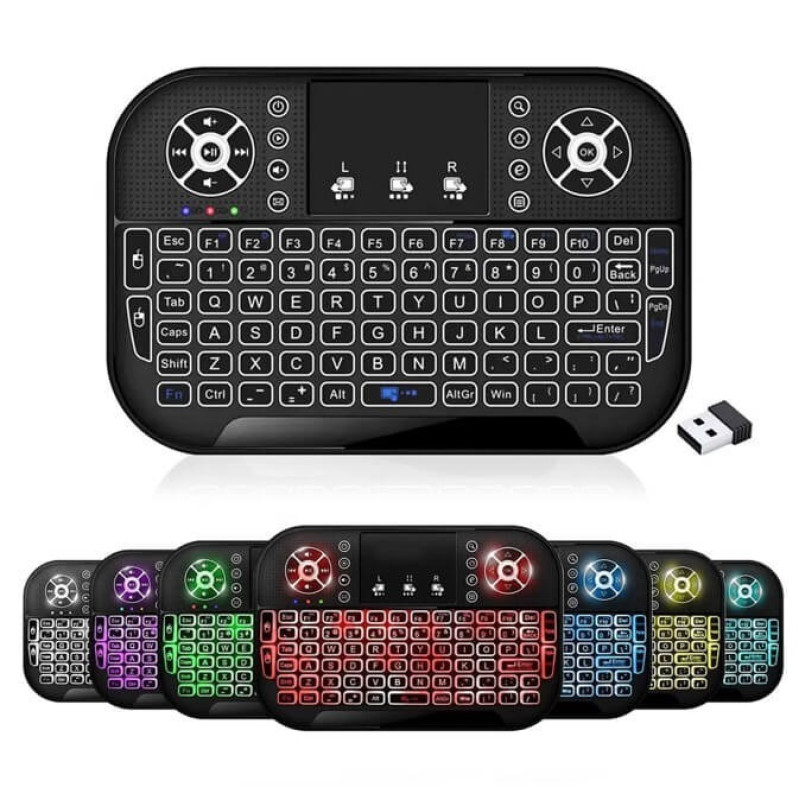 Rei da Loja Mini Teclado "Sem Fio + Bluetooth" - Tv Box e outros