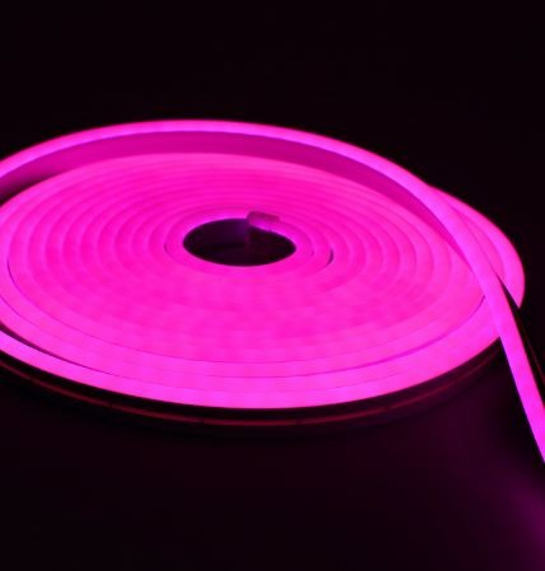 Rei da Loja Fita LED Neon Rosa Flexível