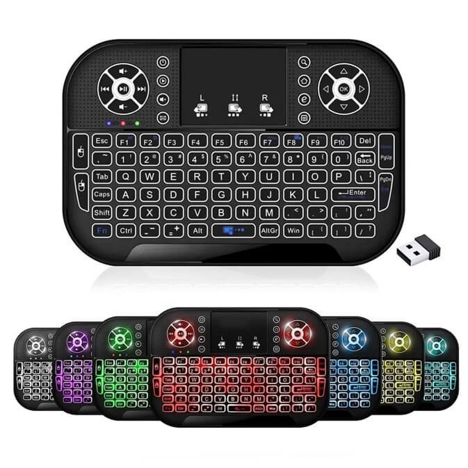 Rei da Loja Mini Teclado "Sem Fio + Bluetooth" - Tv Box e outros