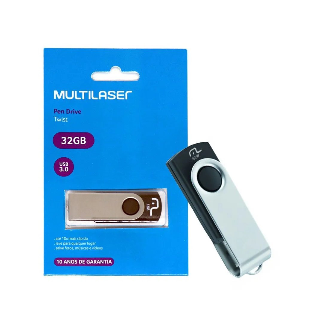 Rei da Loja Pen Drive 32GB - Multilaser